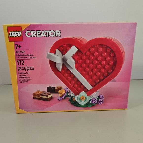 Lego | Toys | Nwt Lego Creator Red And White Heart Building Set 4759 ...